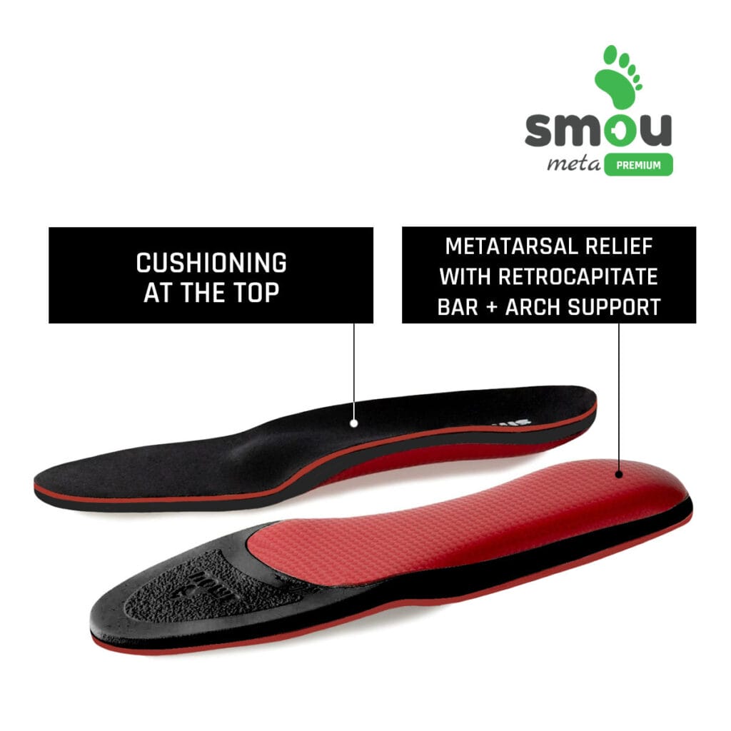 SMOU META PREMIUM Metatarsalgia Insole + Arch Support : Relieve ...